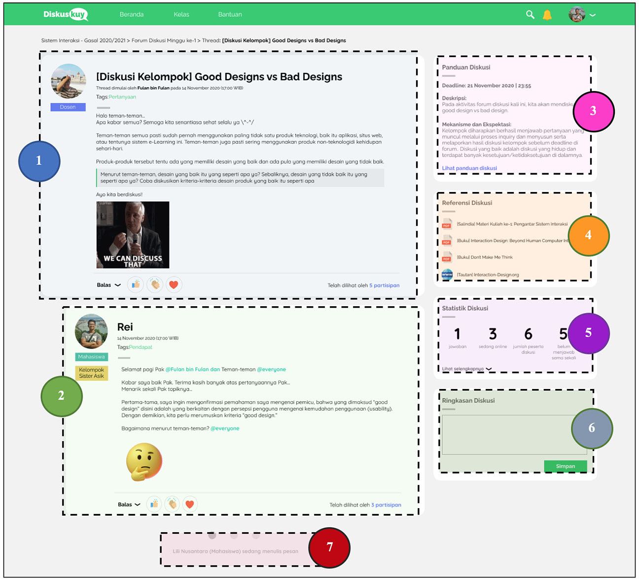 Designing Asynchronous Online Discussion Forum Interface and ...